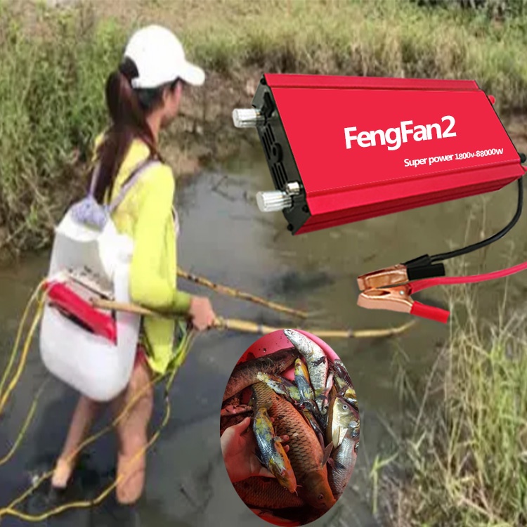 12V ultrasonic inverter electric fish electric shrimp electric eel high ...