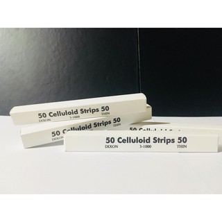 CELLULOID STRIPS dental/50pcs in a box ( 2 pcs per order ) | Shopee ...