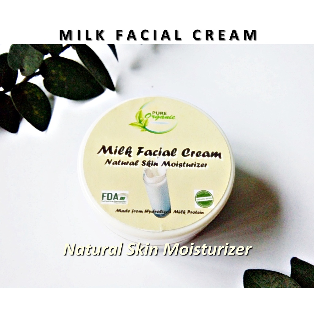 Luxurious Milk Facial Cream by Pure Organic Skin Moisturizing Cream ...