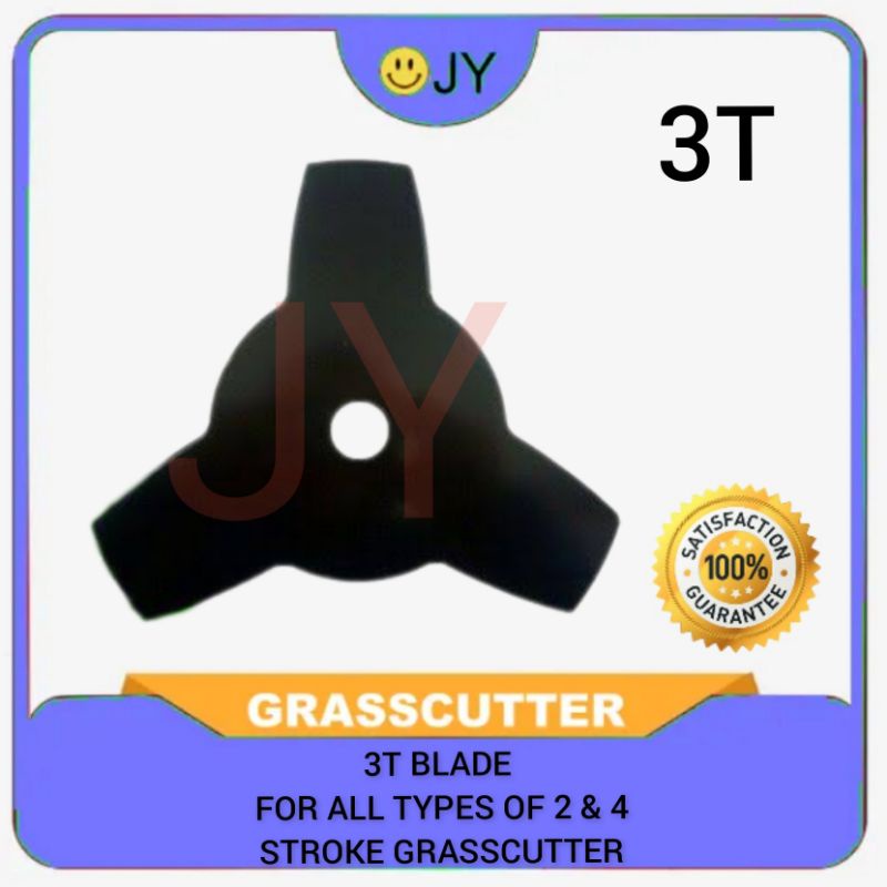 3T ( 3 TEETH) GRASSCUTTER/ BRUSHCUTTER STEEL BLADE FOR 2 & 4 STROKE ...