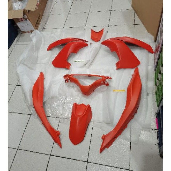 AEROX V1 FAIRINGS SET 7PCS VIBRANT ORANGE ORIG. YAMAHA GENUINE PARTS ...