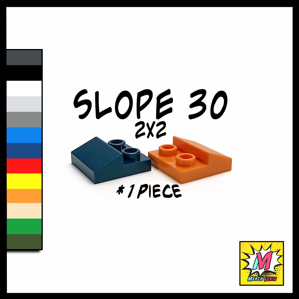 Slope 30 2x2 Brick Building Toy Parts | Shopee Philippines