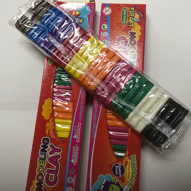 Kid art modeling clay 10 colors in one box | Shopee Philippines