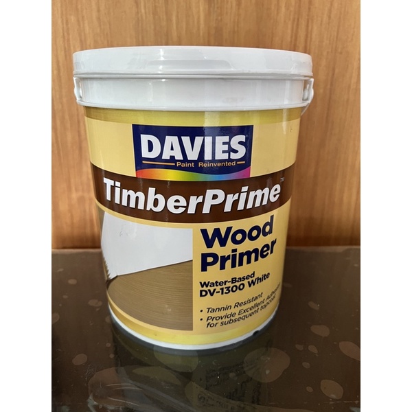 1 gallon Davies timber prime wood primer water based DV-1300 white ...
