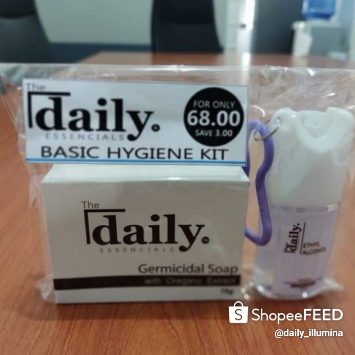 BASIC HYGIENE KIT (GERMICIDAL 75g and ethyl alcohol 40ml spray ...