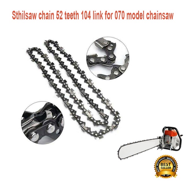36 Inches saw chain 52 teeth 104 link for 070 model chainsaw | Shopee ...