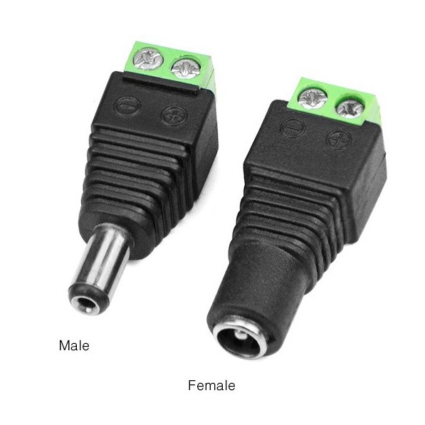 12V DC Male & Female Power Balun Plug Connector | Shopee Philippines