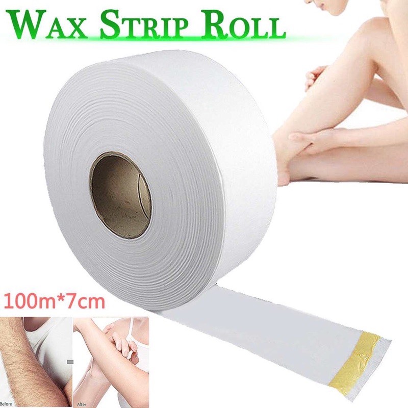 Wax Strip Paper Roll Depilatory Paper Whole Roll Hair Removal | Shopee ...