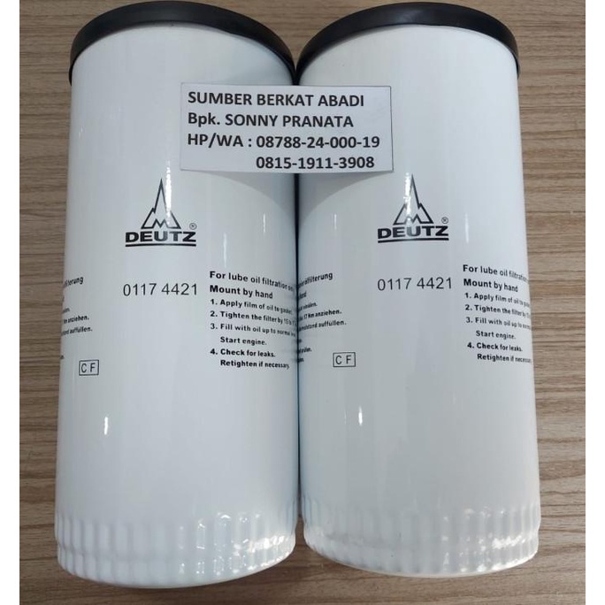 Deutz 0117 4421 01174421 0117-4421 OIL FILTER | Shopee Philippines