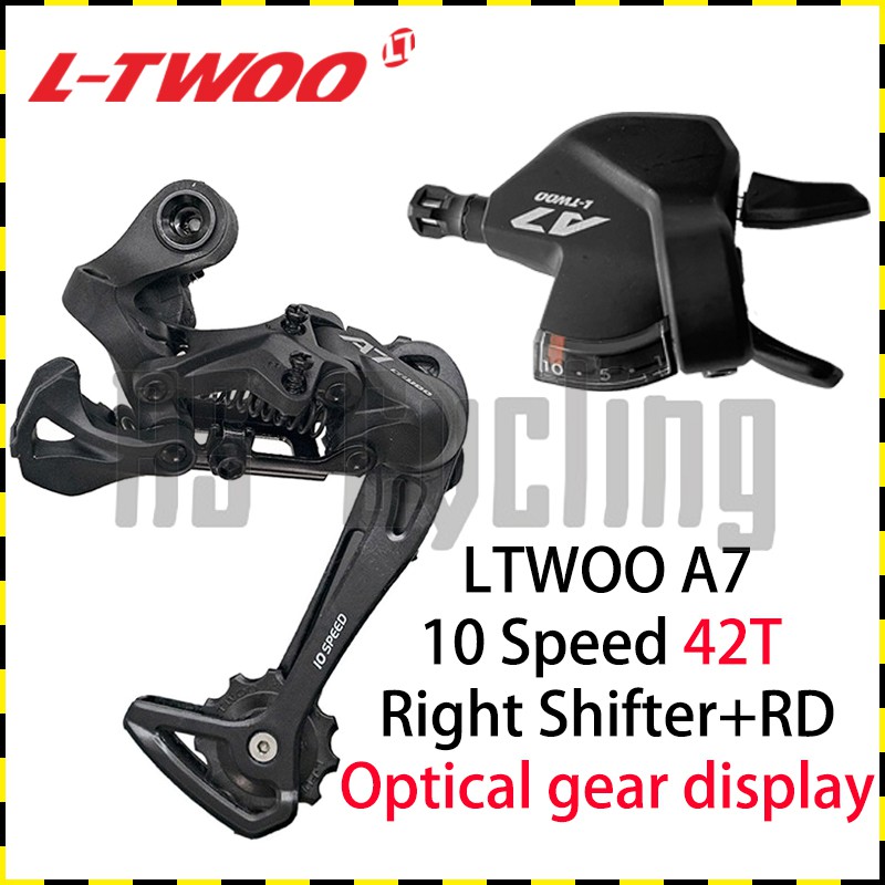 【COD&READY】LTWOO A7 10 Speed Rear Derailleur+Right Shifter (with ...