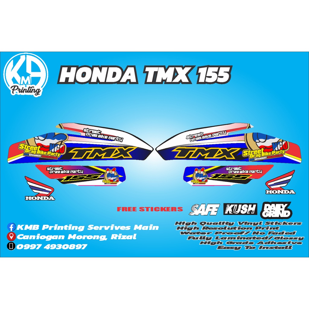 Honda TMX 155 NGO Thailook Sticker Decals | Shopee Philippines