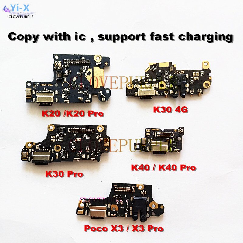 USB Charger Charging Port For Xiaomi Redmi K20 K30 K40 Pro Poco X3 Pro ...