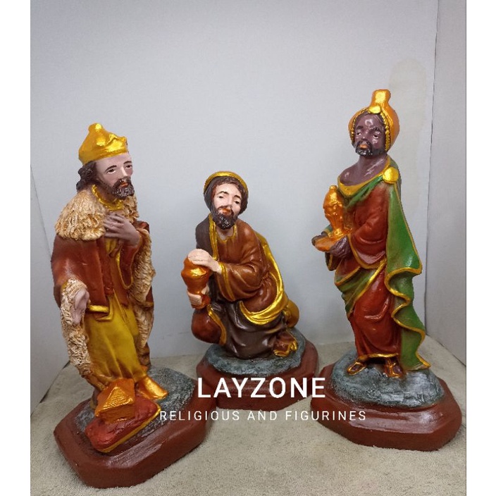 Belen Set Figurines 3,Kings (1ft/inch) | Shopee Philippines