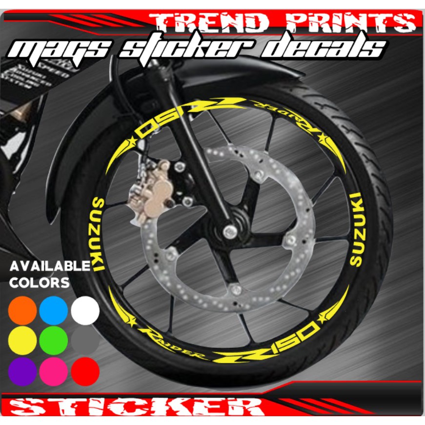 RAIDER 150 WITH STAR MAGS STICKER DECALS | Shopee Philippines