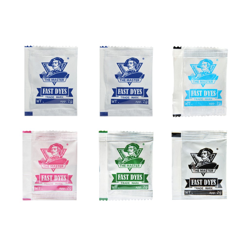 THE MASTER Fast Dye - Jobos - Navy Blue, Navy Blue, Sky Blue, Pink ...