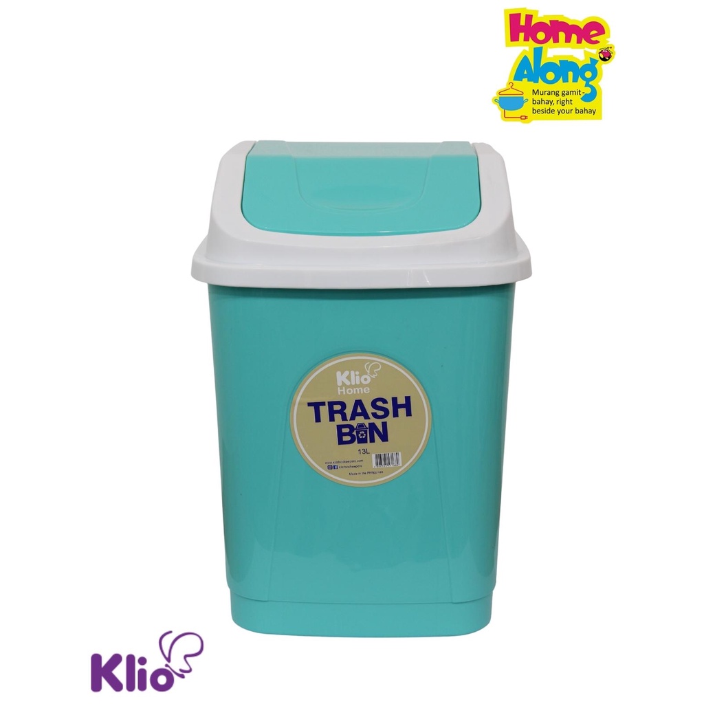 Klio 13 Liters Swivel Cover Trash Can / Garbage Bin | Shopee Philippines