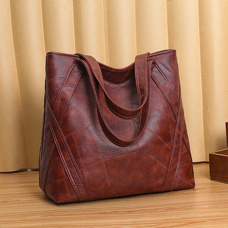 Women's Luxury Handbag Fashion Shoulder Bag Large Retro Soft Pu Leather ...
