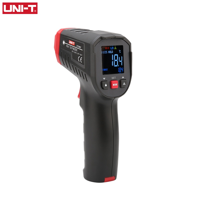 UNI-T UT306C Digital Thermometer Non-contact industrial Infrared Laser ...