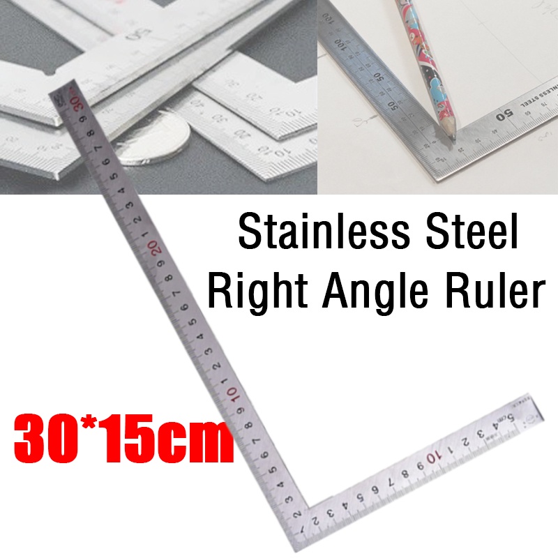 1pc Metal Steel Square Set 90 Degree Angle Metric Try Mitre Square ...