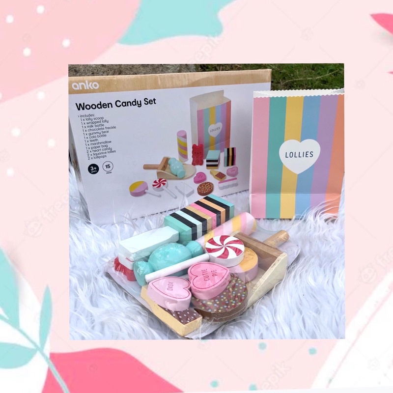 Anko 15 Piece Wooden Scoop Candy set | Shopee Philippines