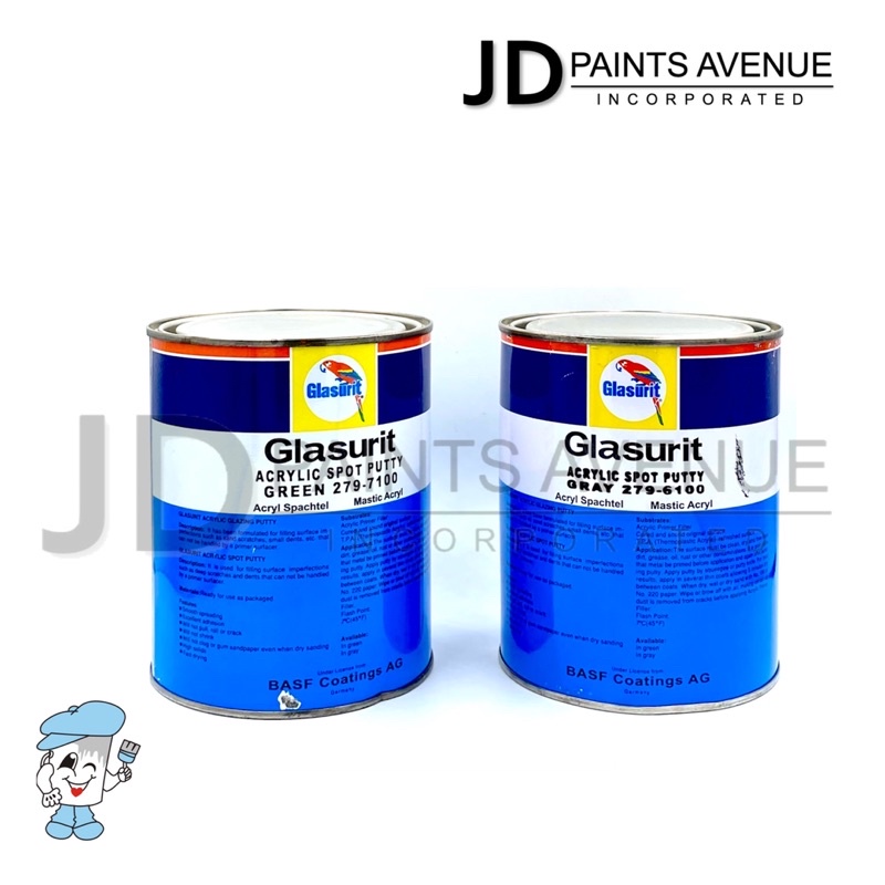 Glasurit Acrylic Spot Putty Green / Gray LITER | Shopee Philippines