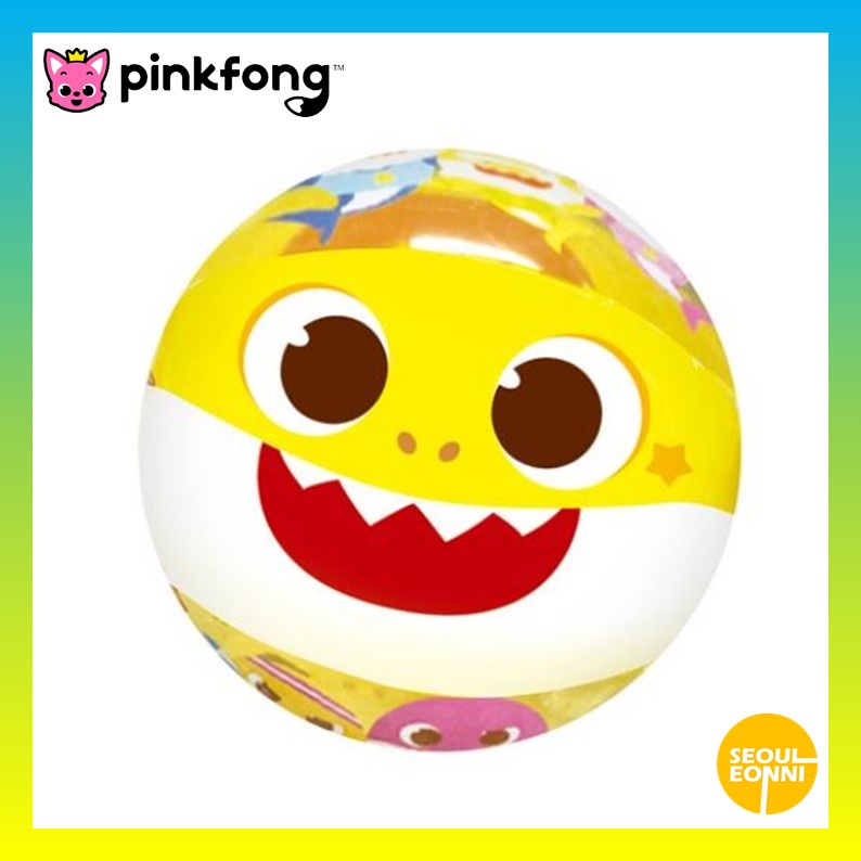 [Pinkfong] Babyshark Kids Inflatable Beach Ball / Inflator Water ...