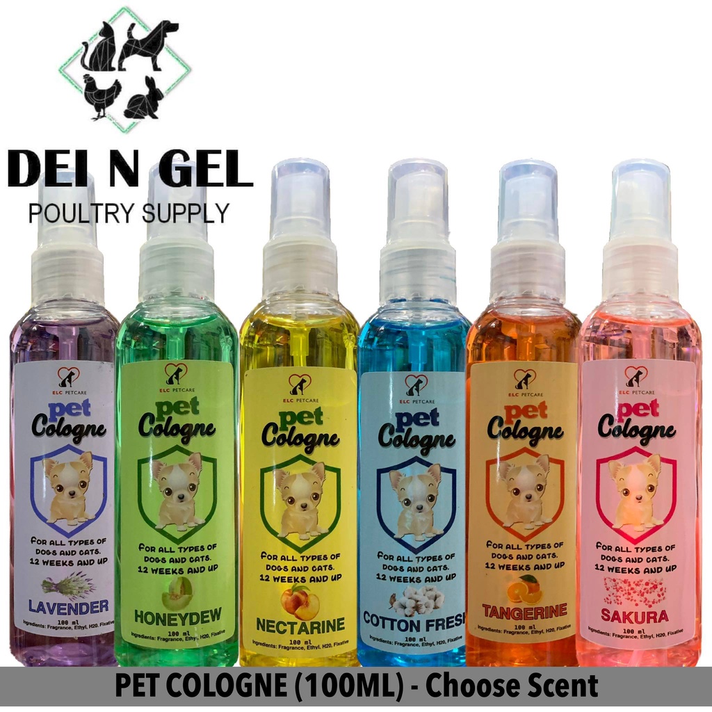 PET COLOGNE FOR ALL TYPES OF DOG & CAT 12 WEEKS UP (100ML - CHOOSE ...
