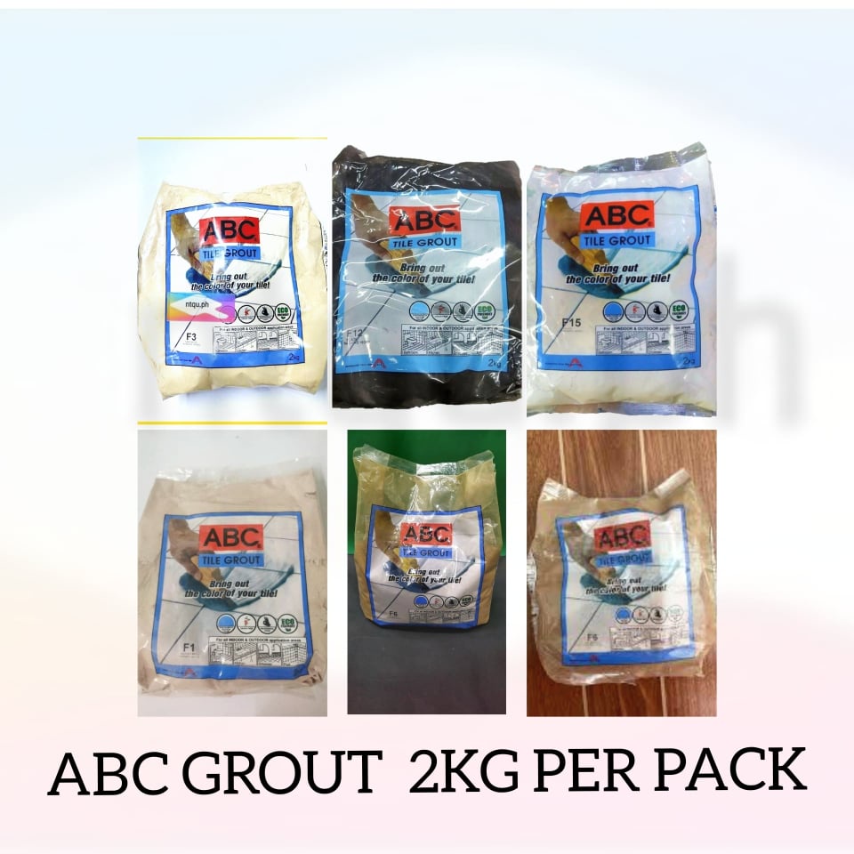 ABC Tile Grout 2kg/pack (Available in different colors) | Shopee ...