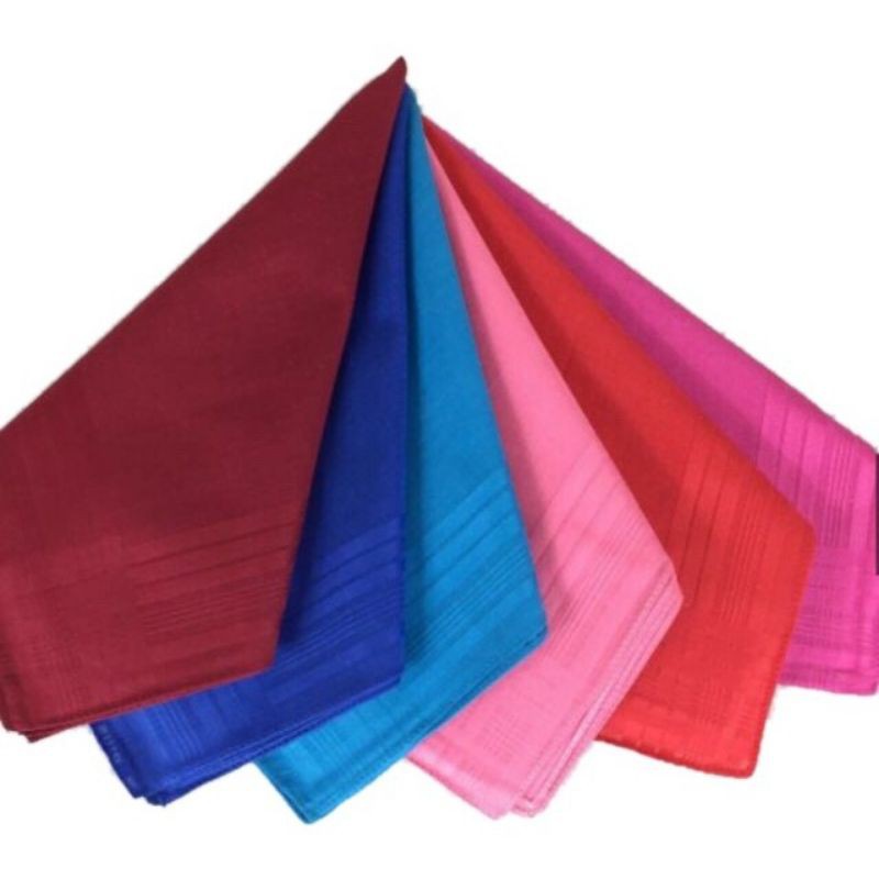 COD☑️12Pieces Plain Scarf Handkerchief Panyo | Shopee Philippines