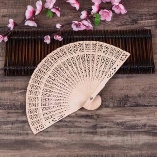 1 pack Wooden Pamaypay Handheld Fan (small) | Shopee Philippines