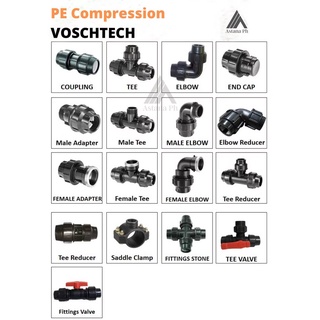 PE Compression fittings tee 1/2”3/4”1” | Shopee Philippines