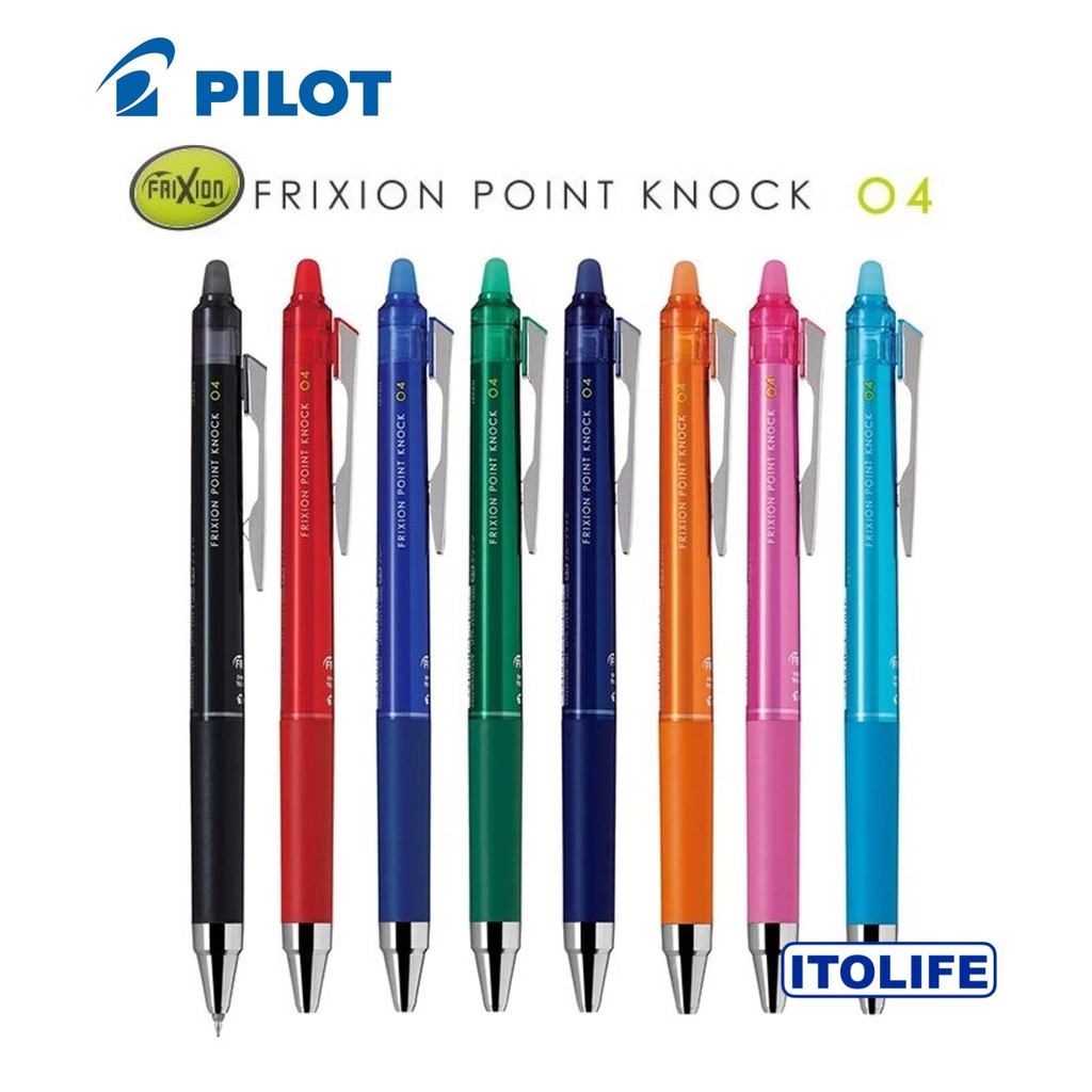 Pilot Frixion Point Knock 04 Gel Pen 0.4mm-1pc | Shopee Philippines