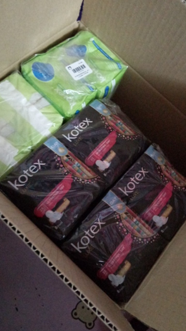 Kotex Luxe Ultrathin Feminine Pads 23cm - 8 Pads x 4 Packs (32 Pads ...