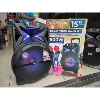 DB Audio Bluetrek 15" PA-15 BT 1500watts Portable Bluetooth Speaker ...