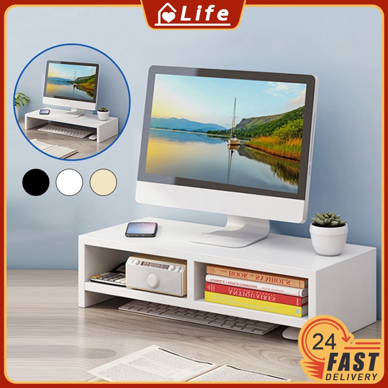 Computer Monitor Screen Increased Rack Desktop Rack Monitor Rack Riser ...