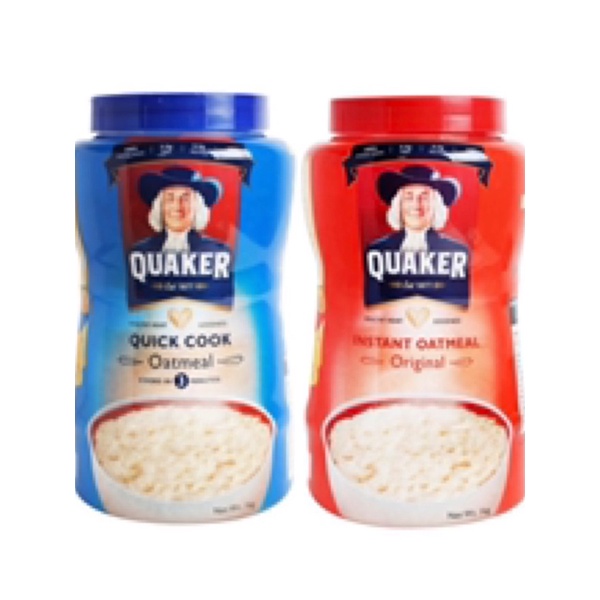 Quaker Instant Oat Meal Original / Quick Cook Oat Meal 1Kg | Shopee ...