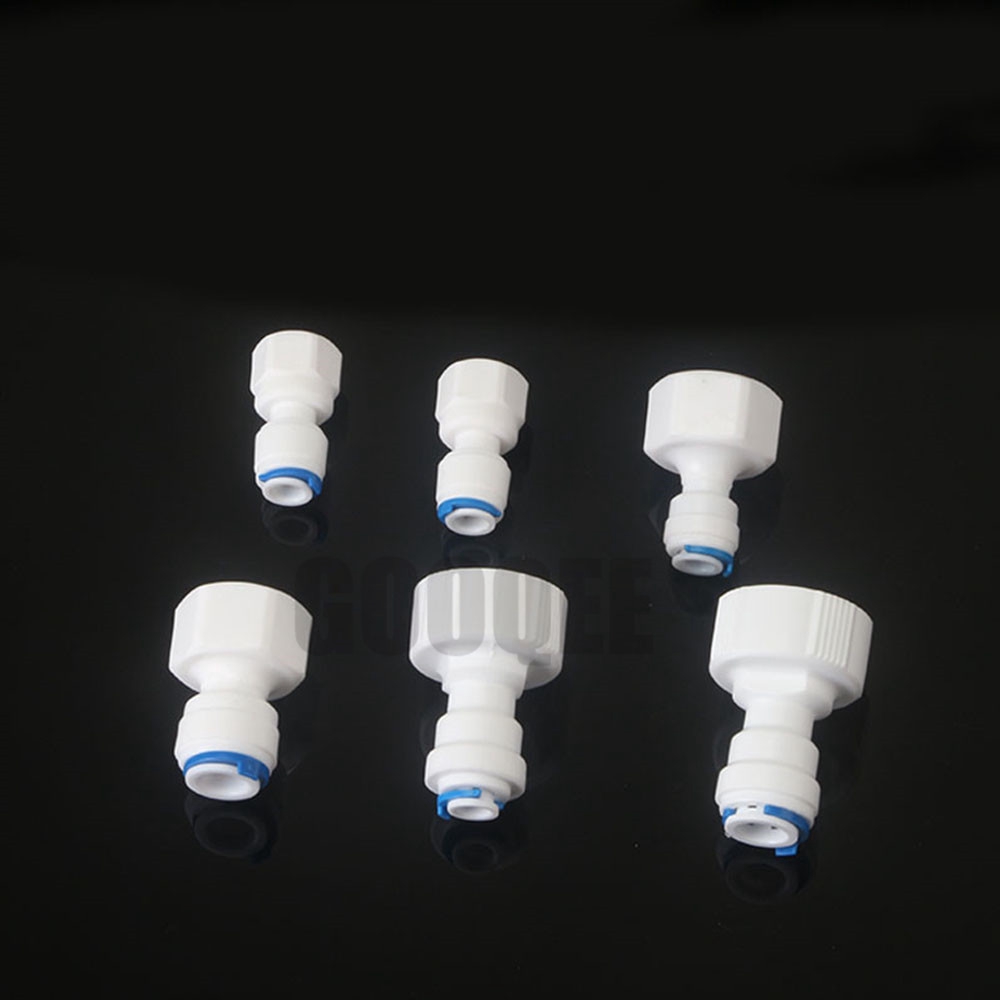 RO Water System Equal Straight 1/4" Hose Connection Coupling Reducing ...