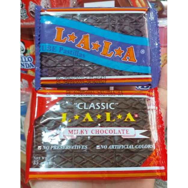 Lala Chocolate Bar Ube/Chocolate | Shopee Philippines