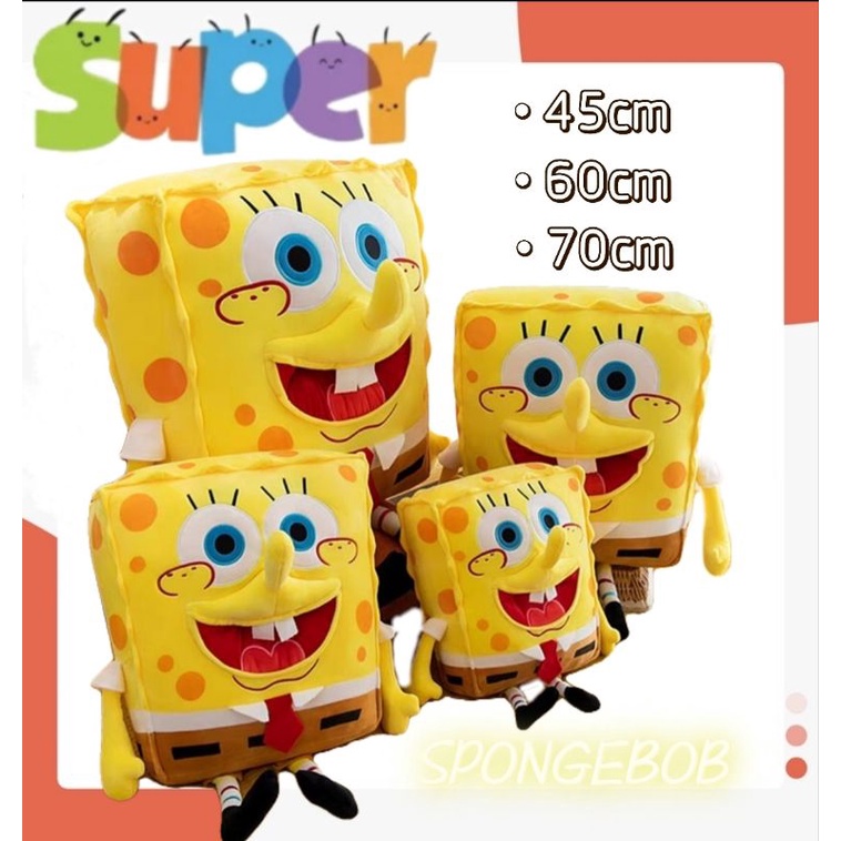 Cute Spongebob Stuffed Toy Plush Toy Spongebob Cute for Gift | Shopee ...