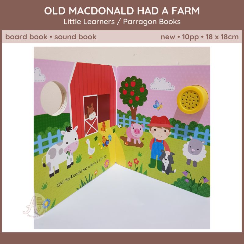 Sound Board Book | Sing Along Playbook | The Alphabet Song | Old ...