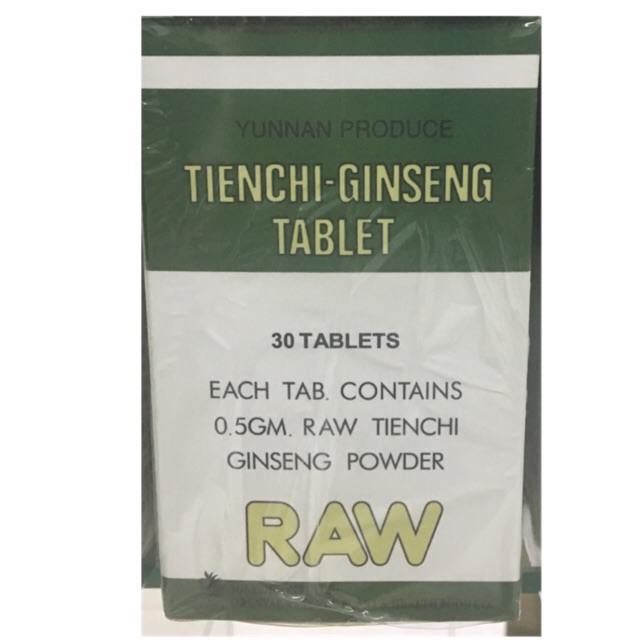 Yunnan Produce Tienchi Ginseng Tablet 30 capsules | Shopee Philippines