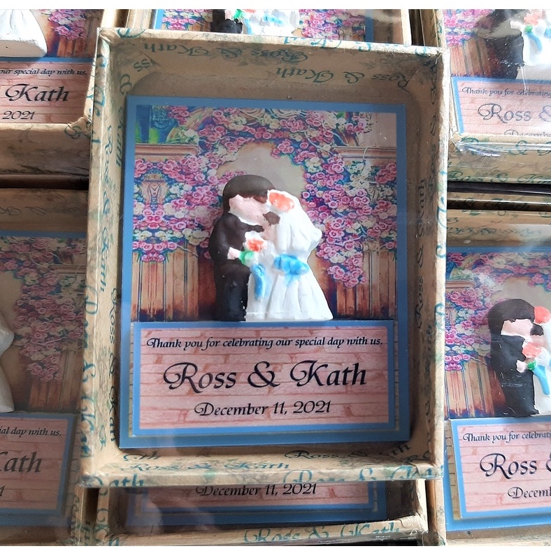 Unique Hand Painted Ref Magnet Wedding Tokens | Shopee Philippines