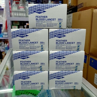 Feather Blood Lancets 200 PCs. Sterile | Shopee Philippines