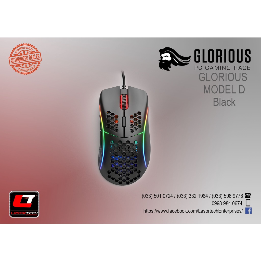 Glorious Model D Gaming Mouse - Matte Black - RGB | Shopee Philippines