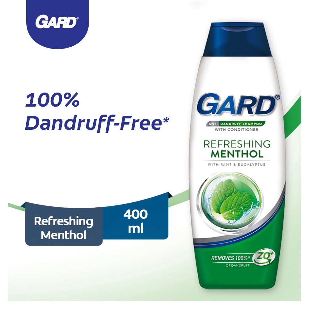 GARD Anti-Dandruff Refreshing Menthol Shampoo 400ml | Shopee Philippines