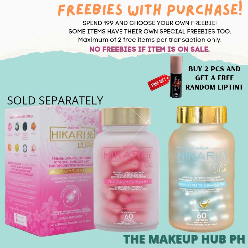 Hikari Ultra Glutathione and Hikari Slim Hikari Ultra | Shopee Philippines