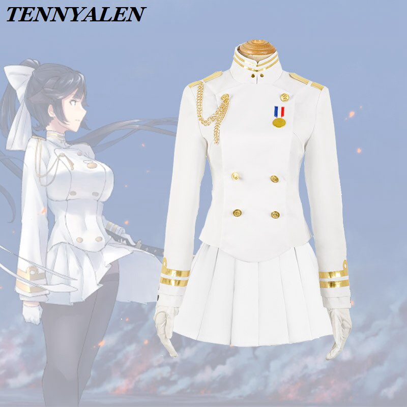 Anime Game Azur Lane Cosplay Costume Atago takao cos Uniform Collection ...