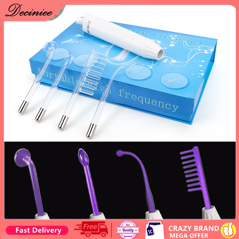 High Frequency Facial Device Violet Handheld Facial Wand Machine Violet ...