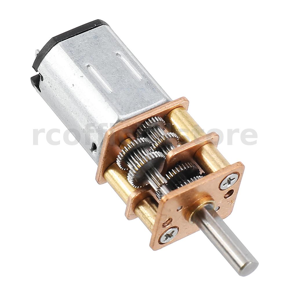 N20 DC 12V 15rpm Gear Motor Miniature High Torque Electric For Gear ...