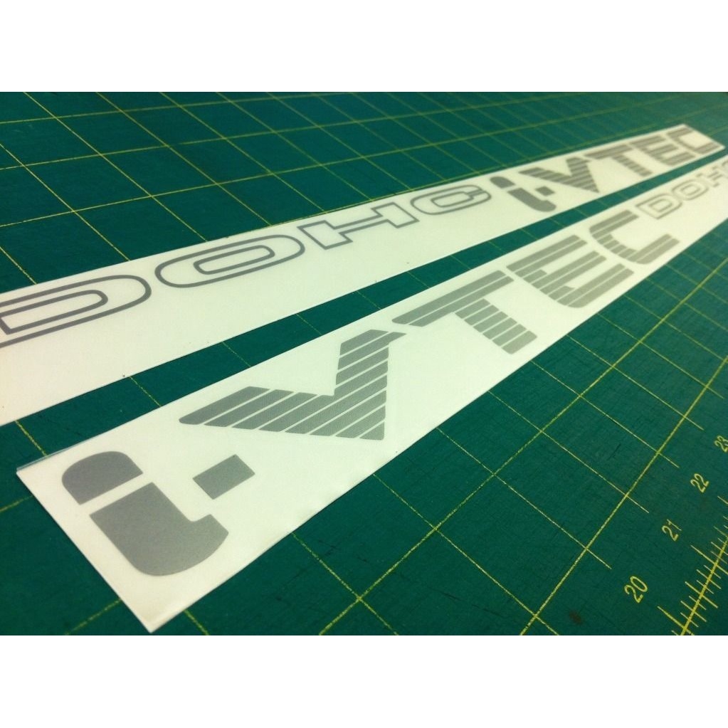 2Pcs/Pair Civic Accord K20 K24 Series i-VTEC DOHC side decals stickers ...